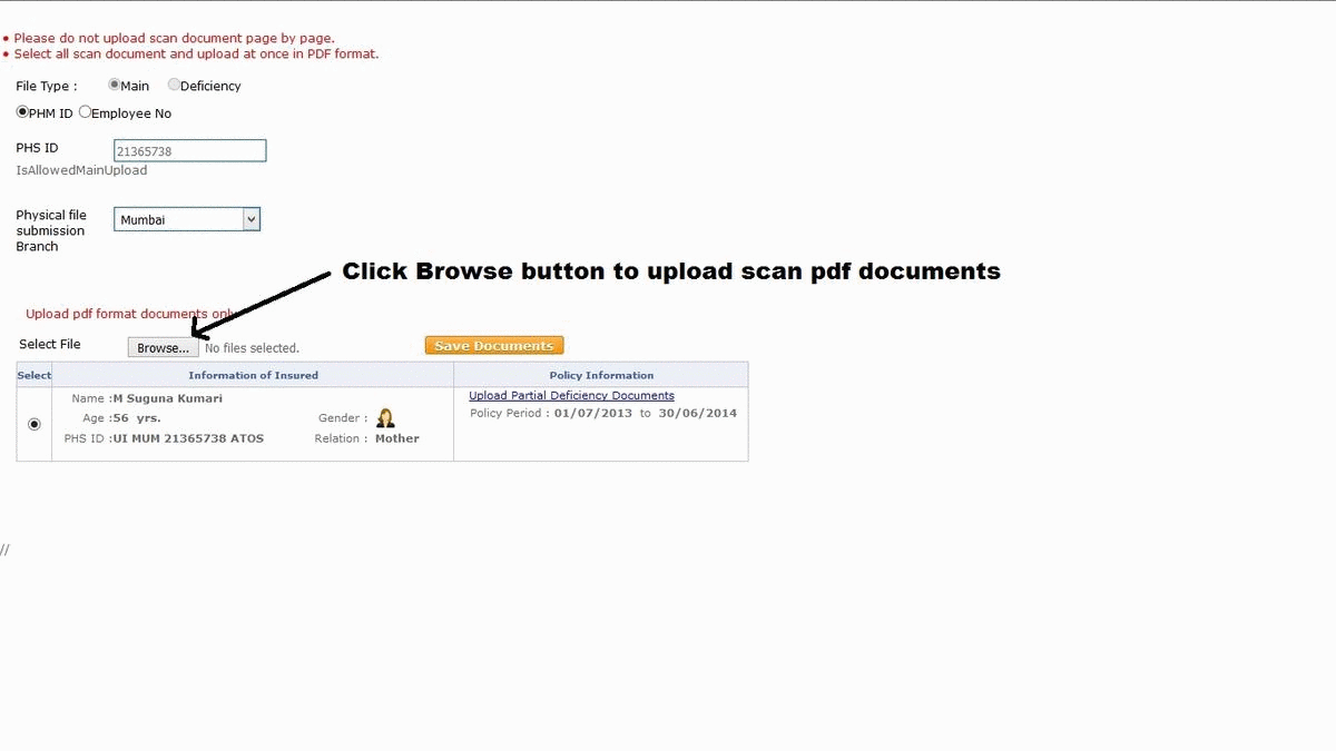 Paramount DMS Upload